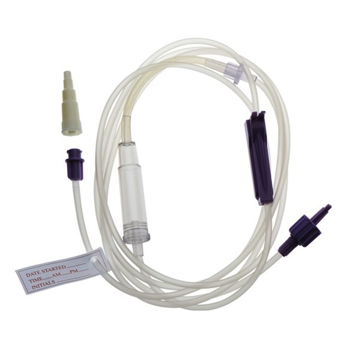 AMSure Enteral Feeding Pump Spike Set with ENFit Connectors | Angel Medical AMSure Enteral Feeding Pump Spike Set with ENFit Connectors | Angel Medical