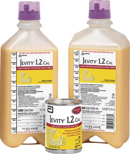 Jevity 1.2 Cal High Protein with Fiber and Safety Screw Connector ...