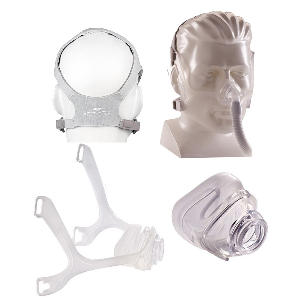 Wisp Nasal Mask with Clear Frame, Petite Cushion and Headgear | Angel